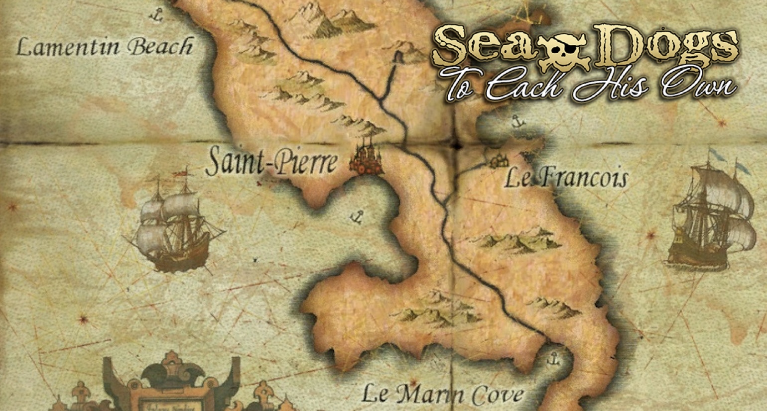 Map of Martinique Island. Sea Dogs: To Each His Own — Trade and Secrets